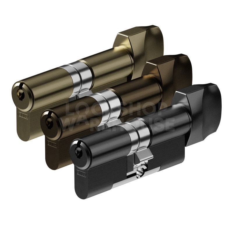 EVVA ICS Euro Thumbturn Cylinder - 1 Star Kitemarked
