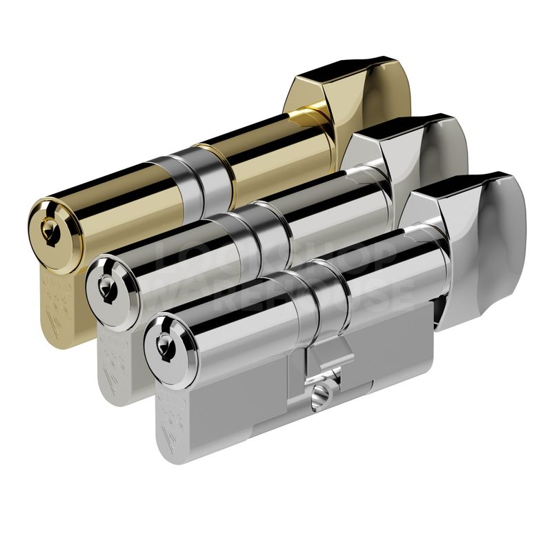 EVVA ICS Euro Thumbturn Cylinders - 3 Star Kitemarked