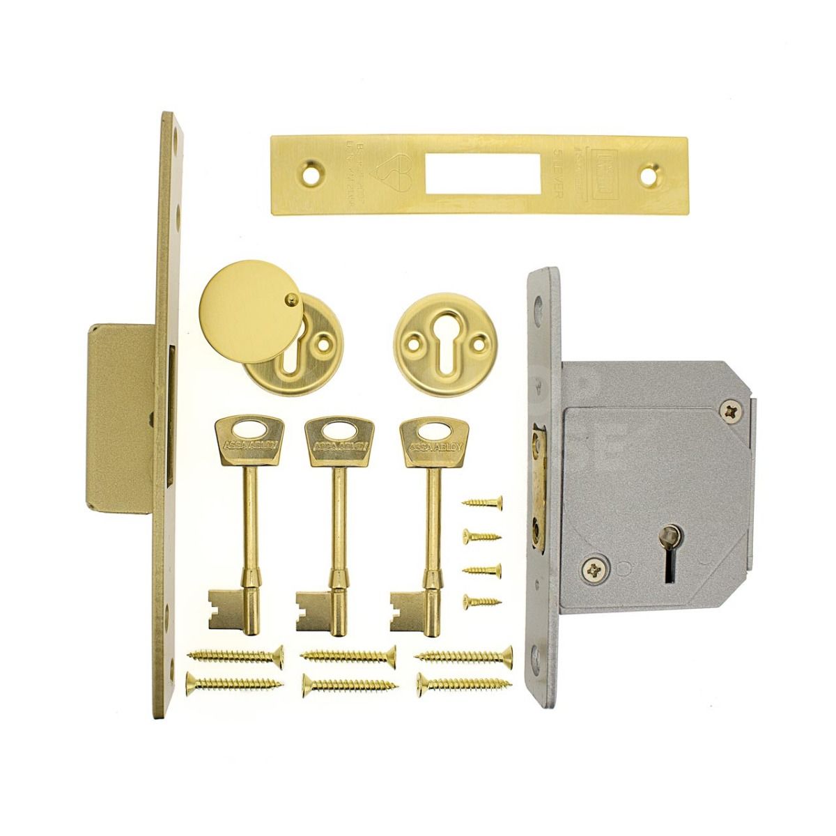 Union 3G114E Deadlock | British Standard 5 Lever Mortice Lock