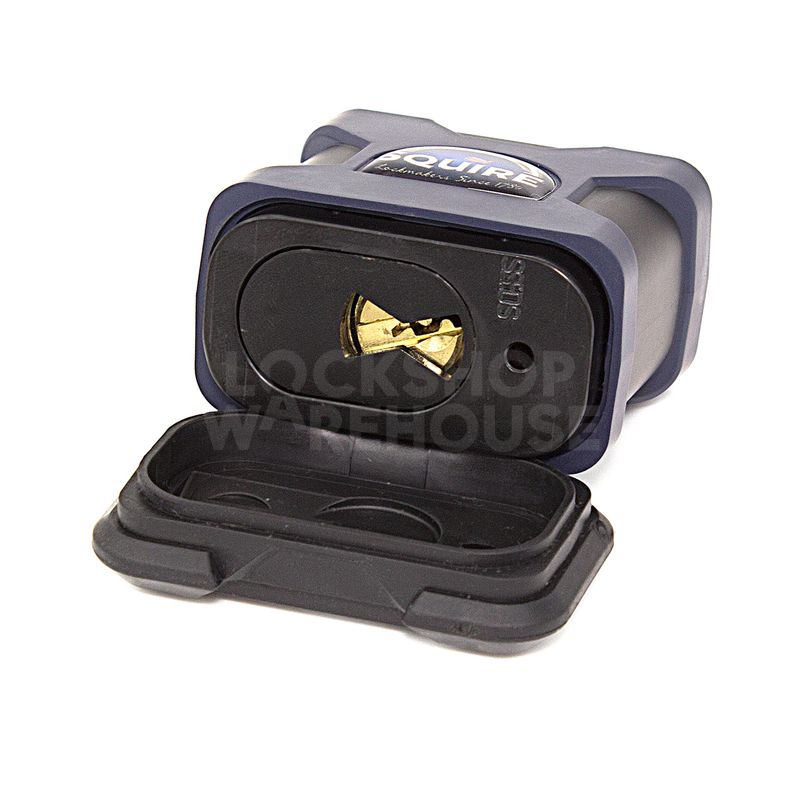 SQUIRE Stronghold® SS50S Padlock with EVVA ICS key - Fully Protected key