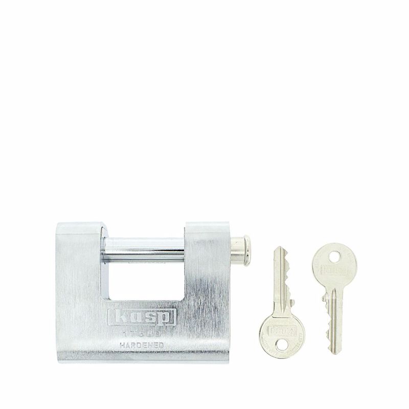 Kasp Armoured Shutter Padlock - 80mm